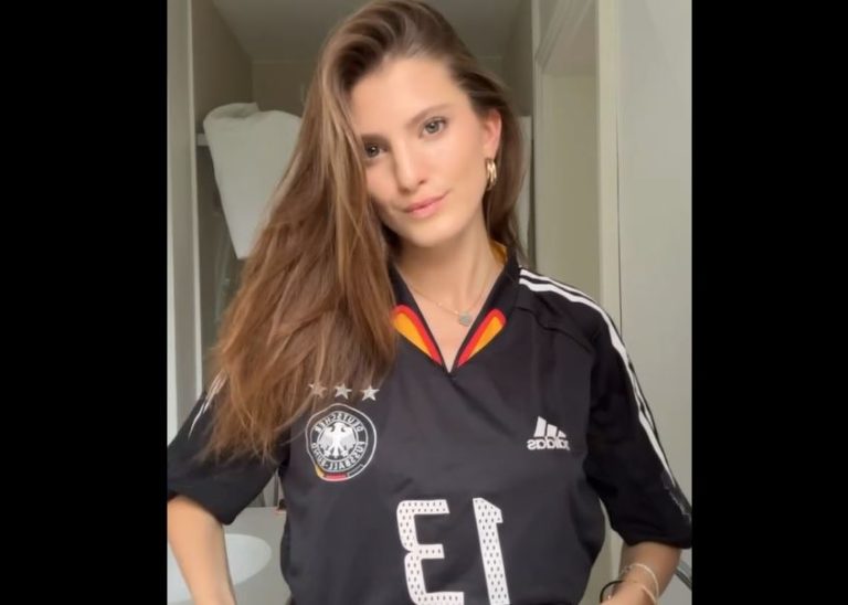 Ballack’s Girlfriend Revealed, 23-Year-Old Model Sophia Schneiderhan ...